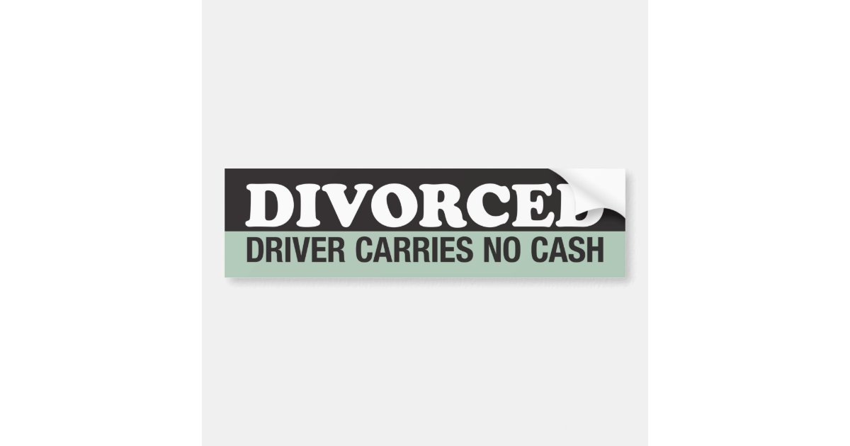 No Cash Bumper Sticker | Zazzle