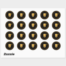 No Cavities Dental Check-Up Classic Round Sticker | Zazzle