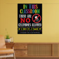 No Cellphones Classroom Sign | Zazzle