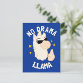 No Drama Llama Postcard | Zazzle