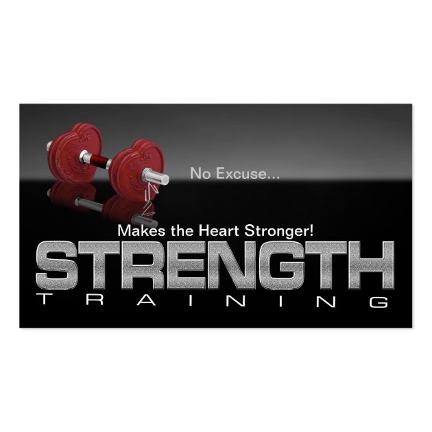 No Excuse Business Card