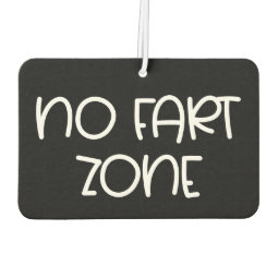 No fart zone funny air freshener | Zazzle