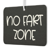 No fart zone funny air freshener | Zazzle
