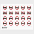 No Girls Allowed Sign Typography Sticker | Zazzle