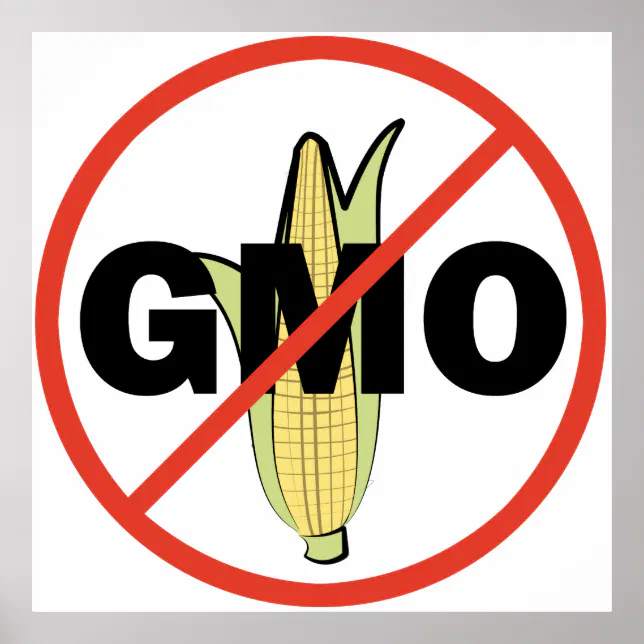 No GMO Poster | Zazzle