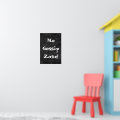No Gossip Zone Black and White Poster | Zazzle