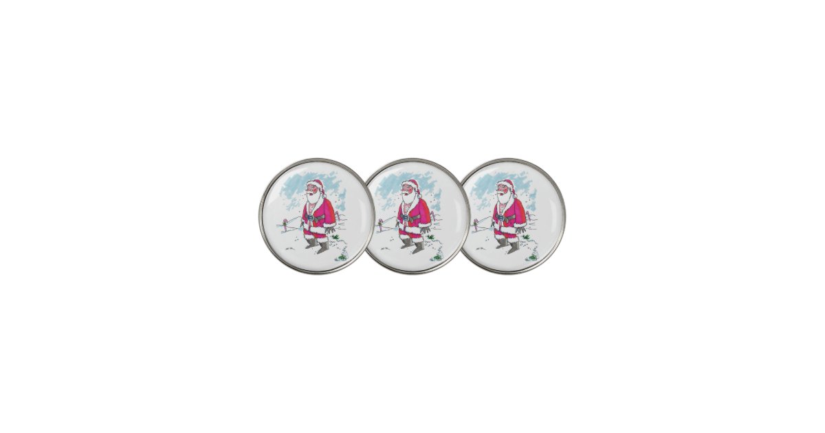 No Ho-Ho-Ho golf ball markers | Zazzle