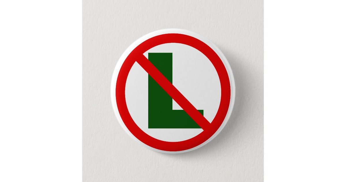 No L Button | Zazzle