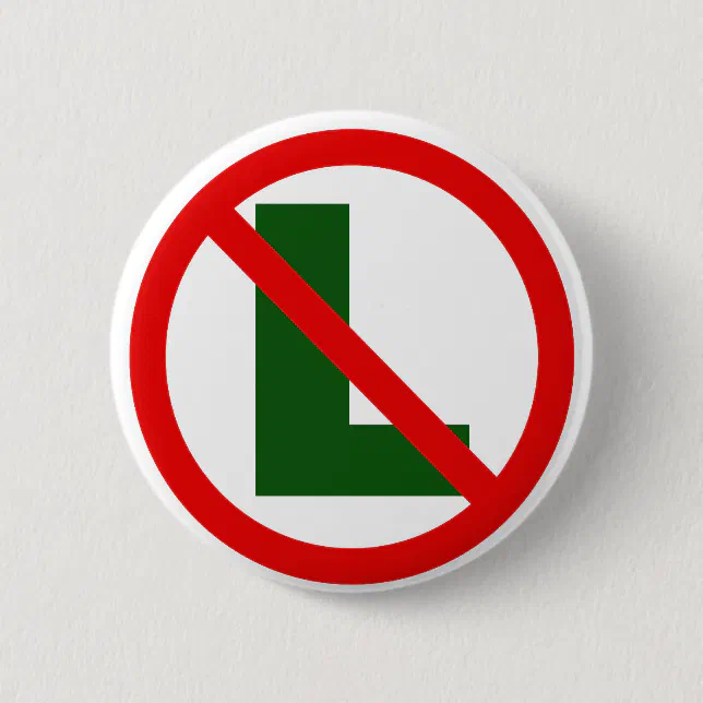 No L Button | Zazzle