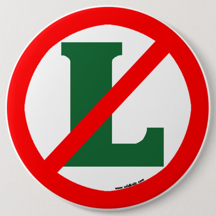 "No L" Button | Zazzle.com