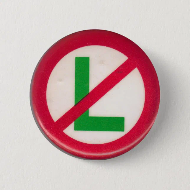 No L (Noel) Button | Zazzle