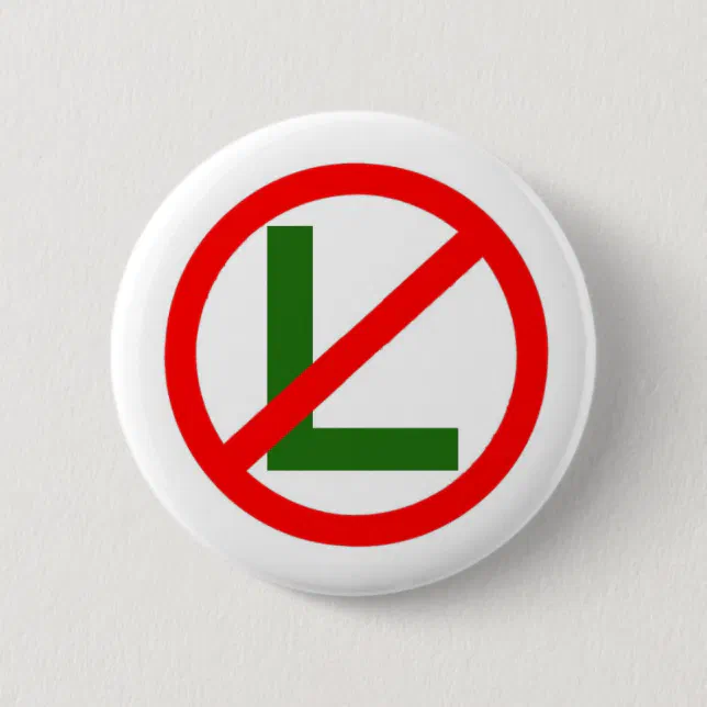 No - L Noel Christmas Button | Zazzle