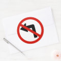 No Left Classic Round Sticker | Zazzle