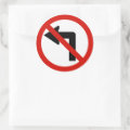 No Left Classic Round Sticker | Zazzle