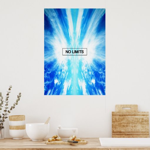 No limits poster | Zazzle