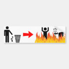 Stop Littering bumper sticker | Zazzle.com