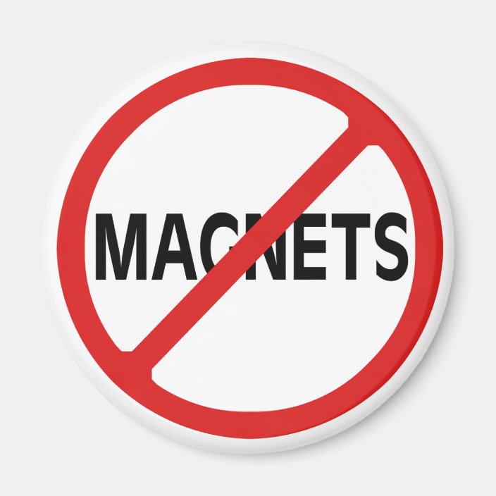 No Magnets | Zazzle.com