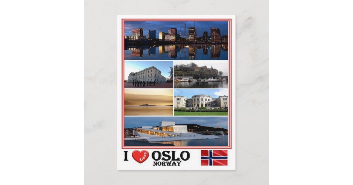 NO - Norway - Oslo - Postcard | Zazzle