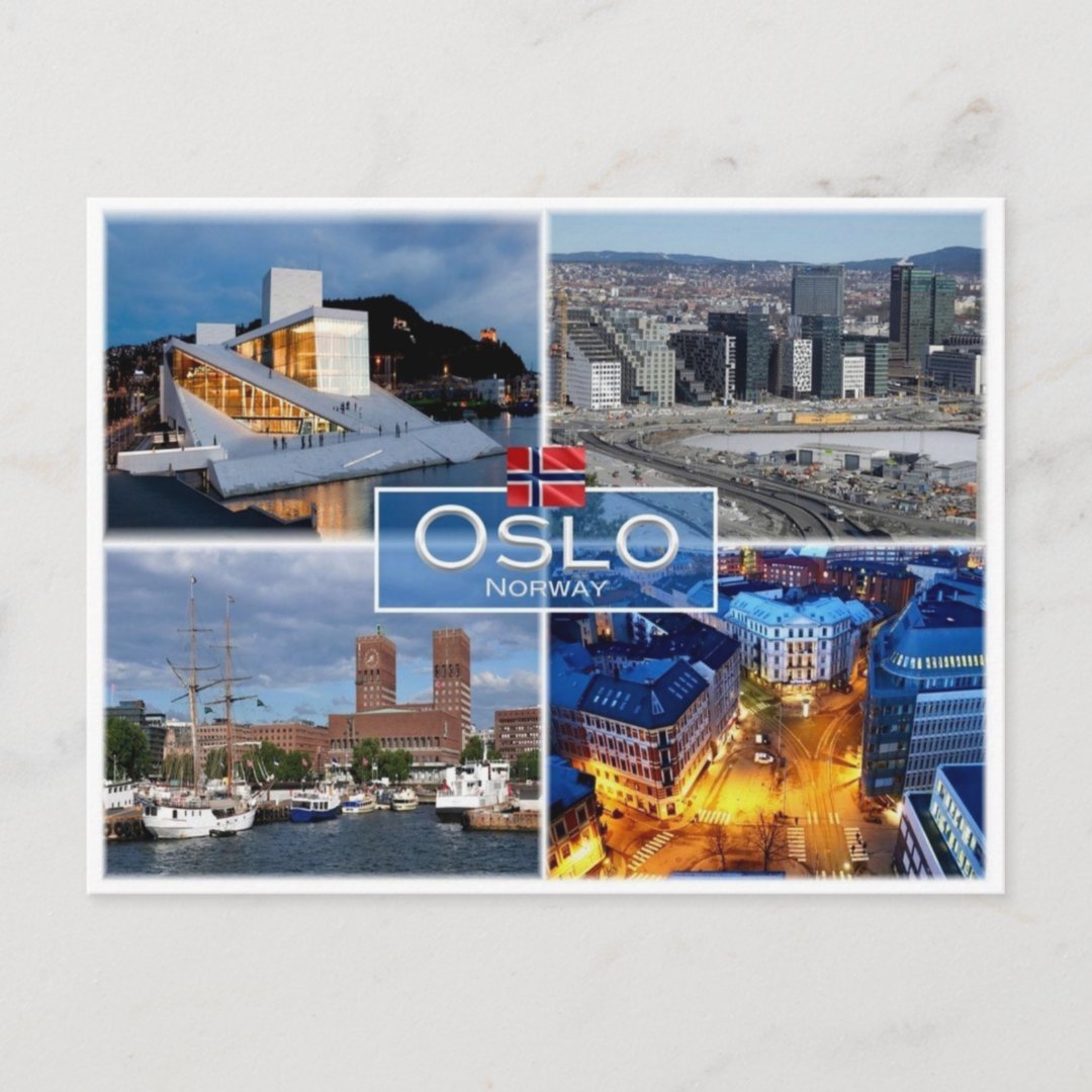 NO Norway - Oslo - Postcard | Zazzle