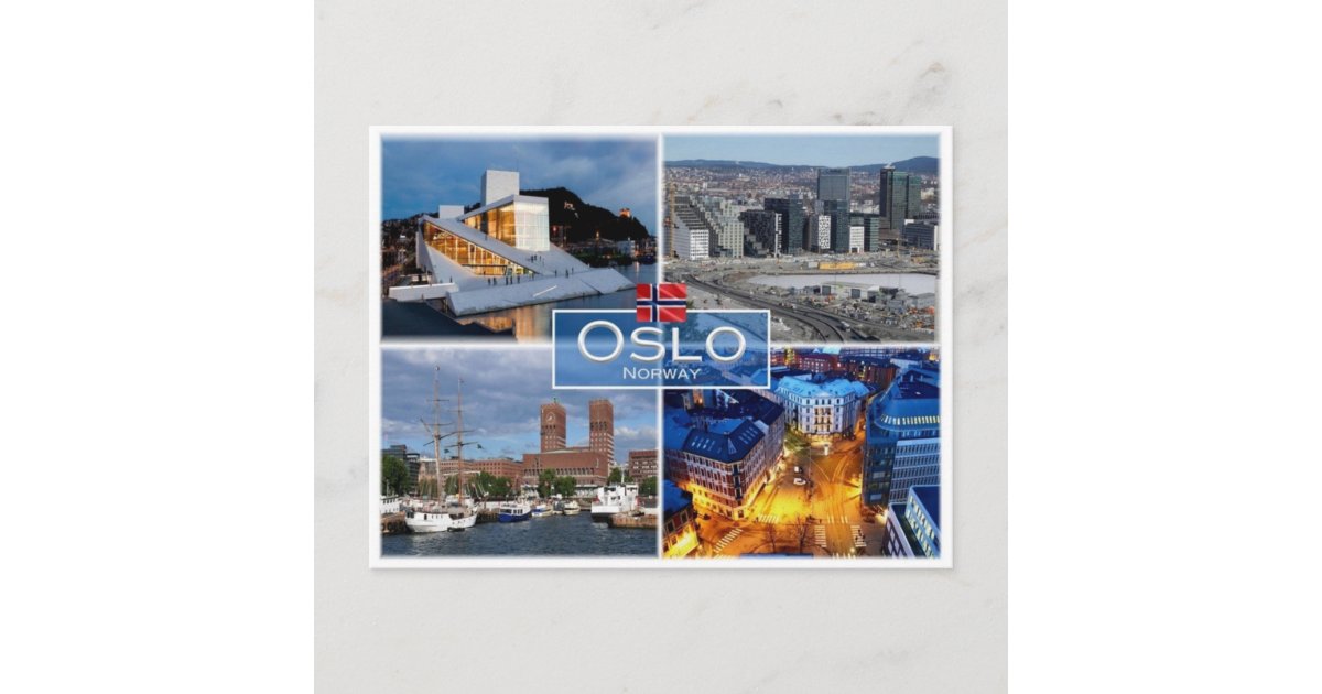 NO Norway - Oslo - Postcard | Zazzle
