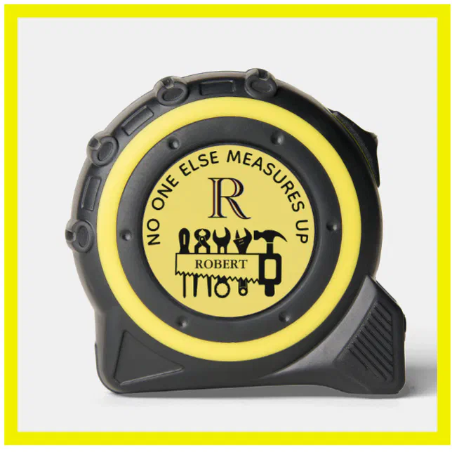 No One Else Measures Up Monogram Name Tape Measure | Zazzle