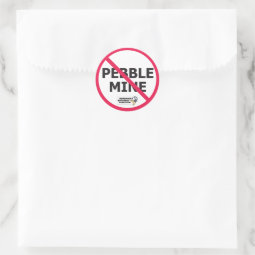 No Pebble Sticker | Zazzle