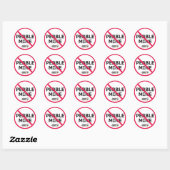 No Pebble Sticker | Zazzle