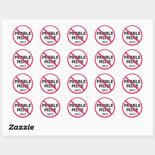 No Pebble Sticker | Zazzle
