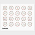 No Peeking Christmas Gift Classic Round Sticker | Zazzle
