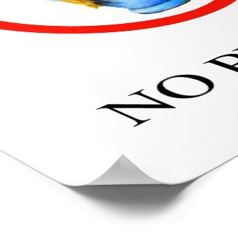 No Perfume Sign, Hand Drawn Poster | Zazzle