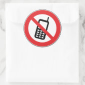 No phones cellphones allowed Stickers | Zazzle