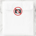 No photography, no cameras classic round sticker | Zazzle