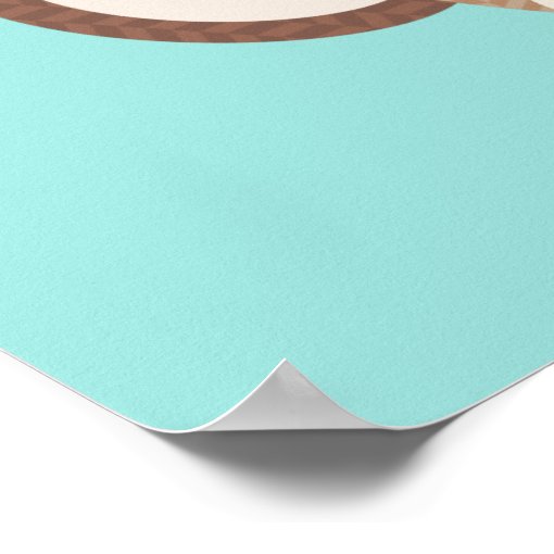 No Pouting Meme Sock Monkey Baby Nursery Poster | Zazzle