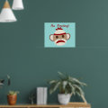 No Pouting Meme Sock Monkey Baby Nursery Poster | Zazzle