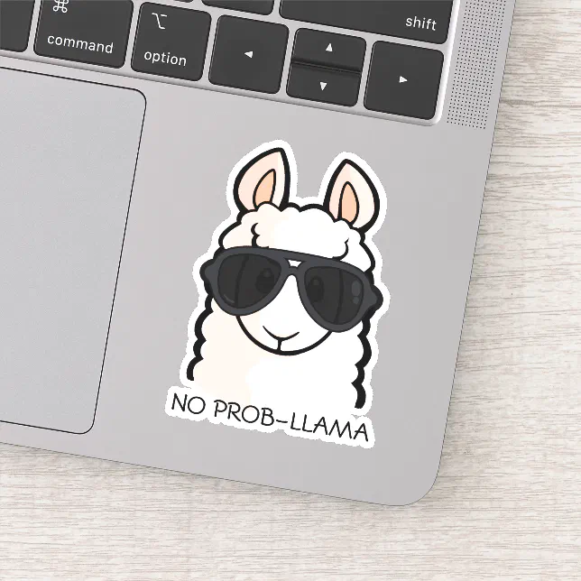 No Prob-Llama Sticker | Zazzle