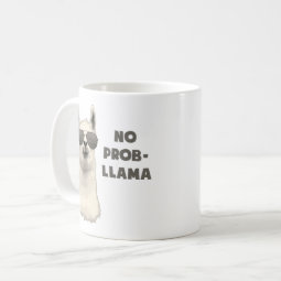 No Problem Llama Coffee Mug | Zazzle