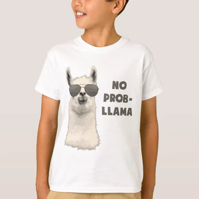 No Problem Llama T-Shirt | Zazzle