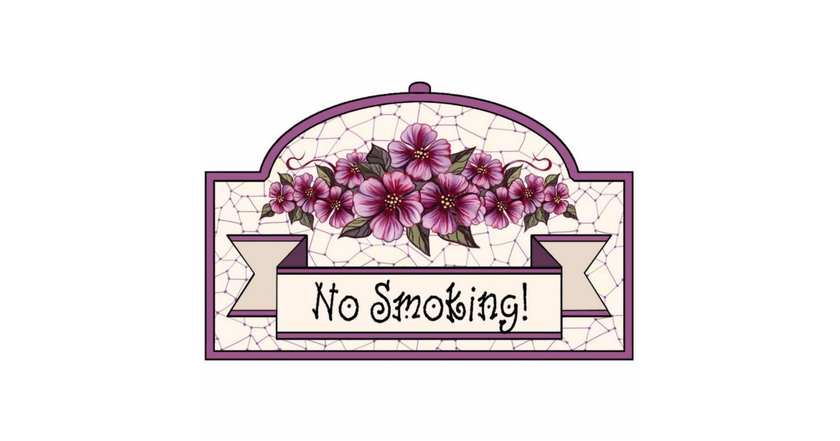 "No Smoking" - Decorative Sign - 12 Cutout | Zazzle