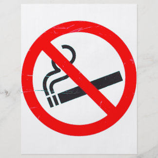 No Smoking Flyers & Programs | Zazzle