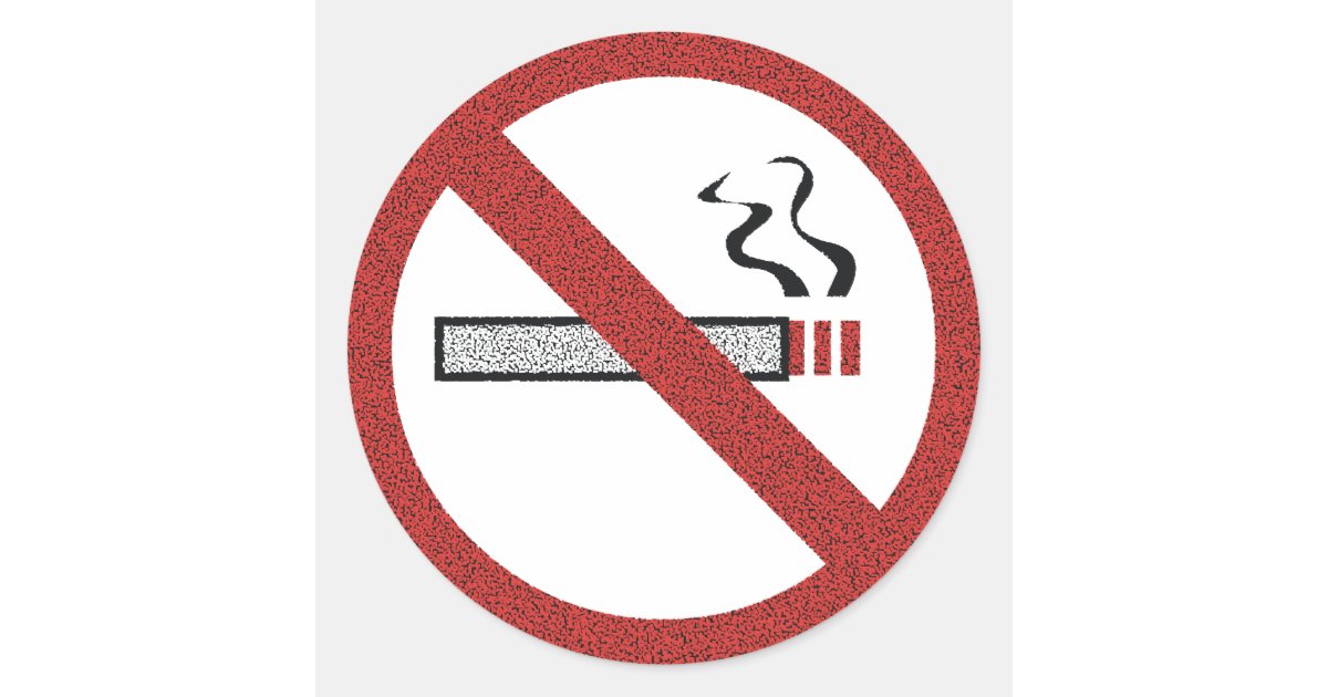 No Smoking Stickers | Zazzle