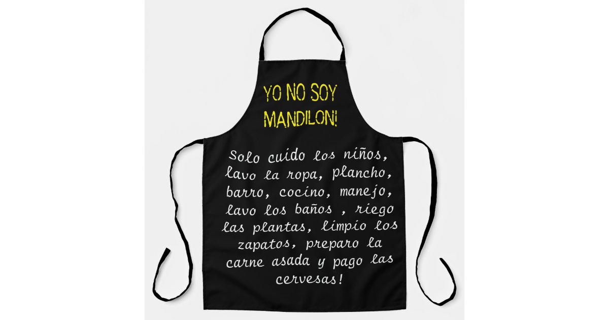 no soy mandilon meme apron | Zazzle