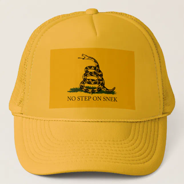 NO STEP ON SNEK Trucker Hat | Zazzle