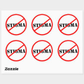No Stigma Large Sticker | Zazzle