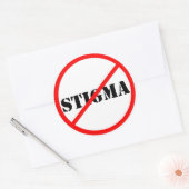 No Stigma Large Sticker | Zazzle