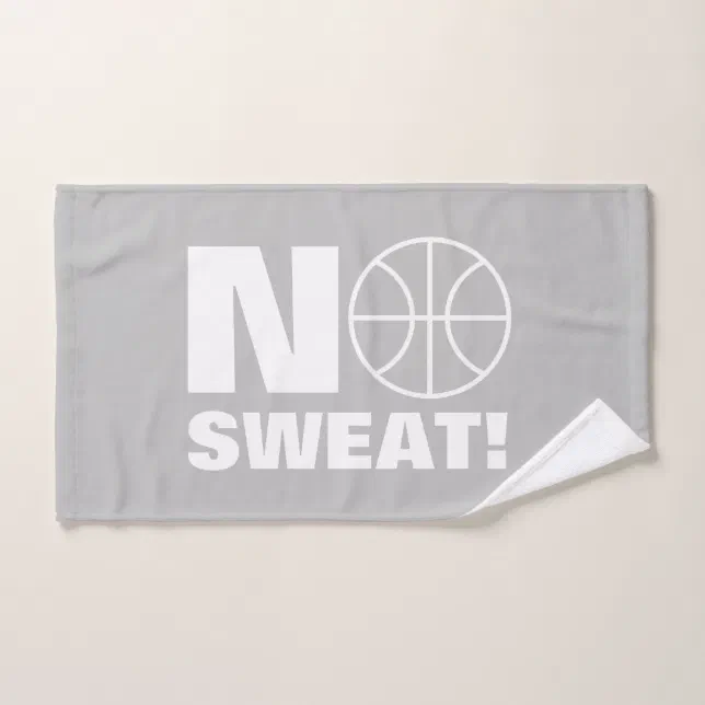 No sweat sports towel gift for basketball player | Zazzle