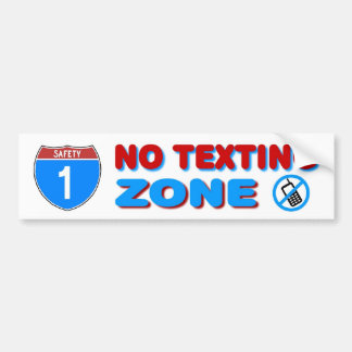 No Phone Zone Bumper Stickers - Car Stickers | Zazzle