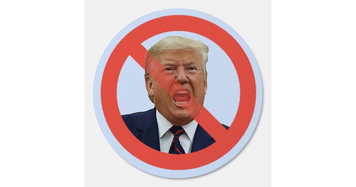No Trump Yard Sign | Zazzle