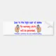 No Warning Shots Bumper Sticker | Zazzle