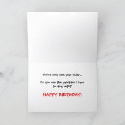 No Wrinkles Pug Birthday Card | Zazzle