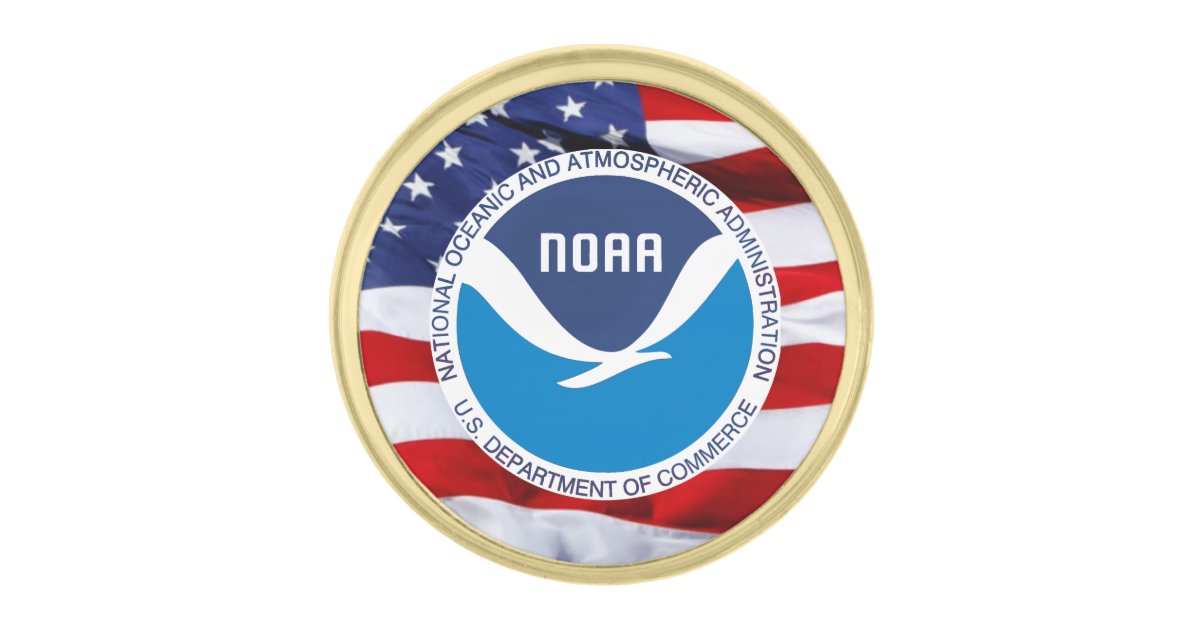 NOAA Shield Lapel Pin | Zazzle